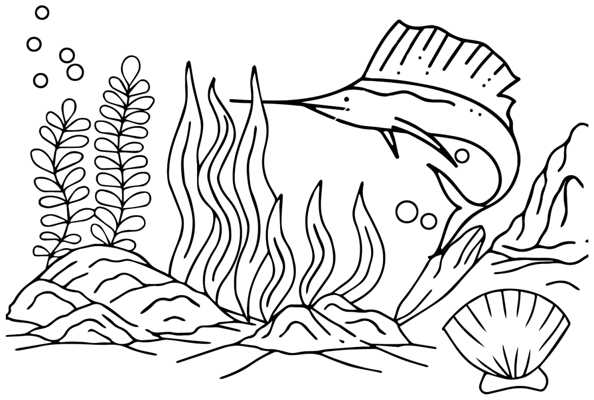 20+ Sailfish Coloring Pages - Free Printable PDF & Online Coloring