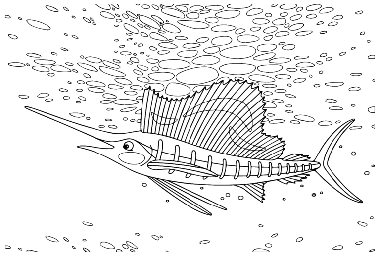 20+ Sailfish Coloring Pages - Free Printable PDF & Online Coloring
