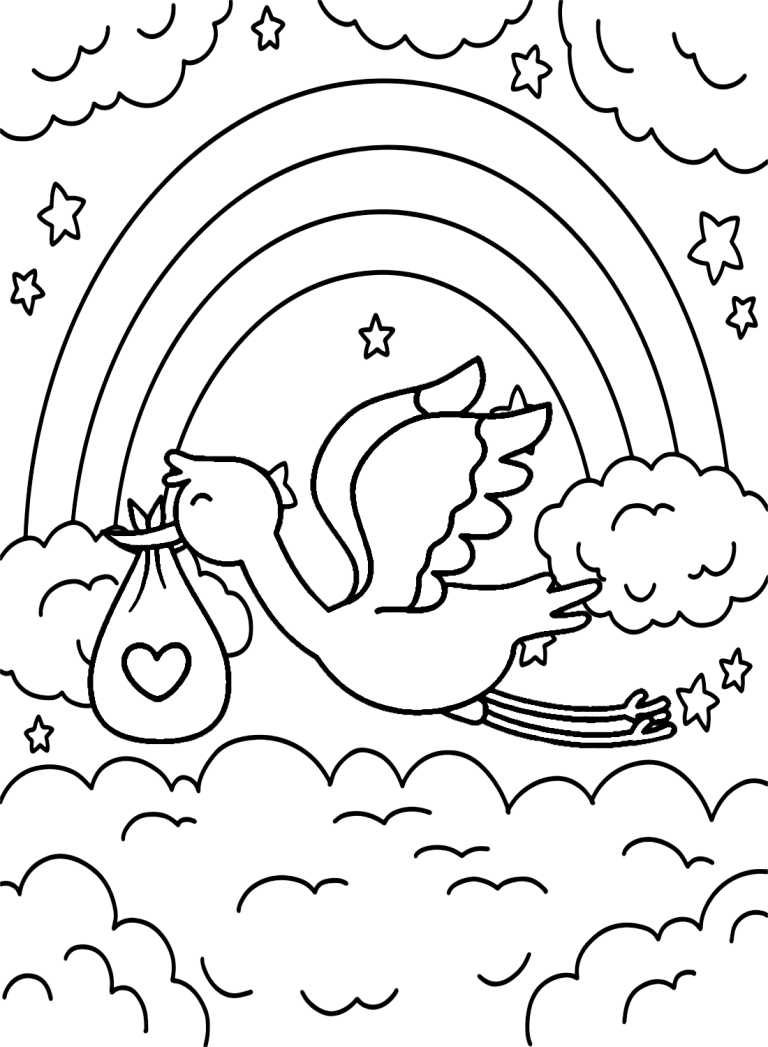 20+ Stork Coloring Pages - Free Printable PDF & Online Coloring