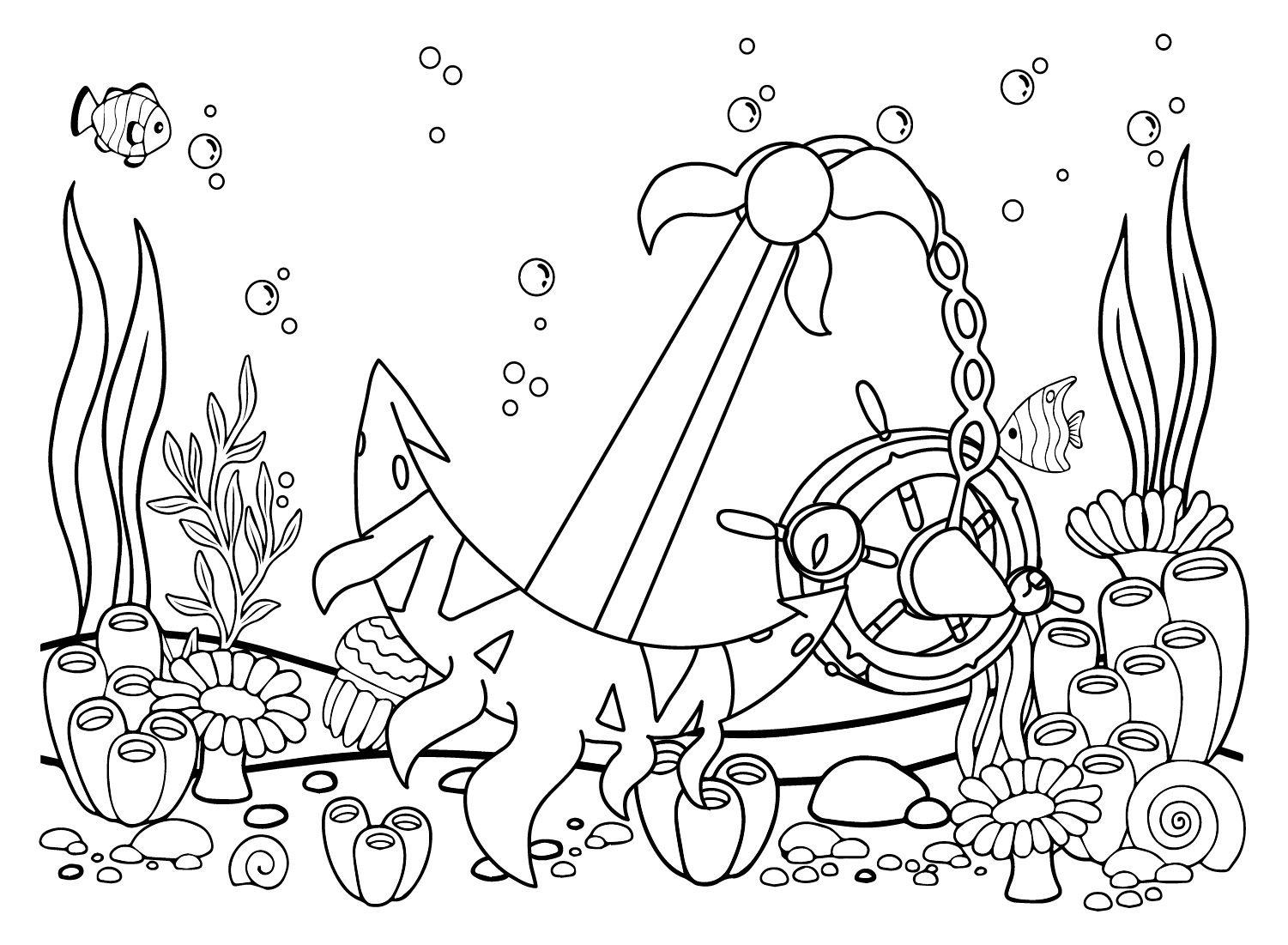 Dhelmise Coloring Page Template Pokemon Ready For Download