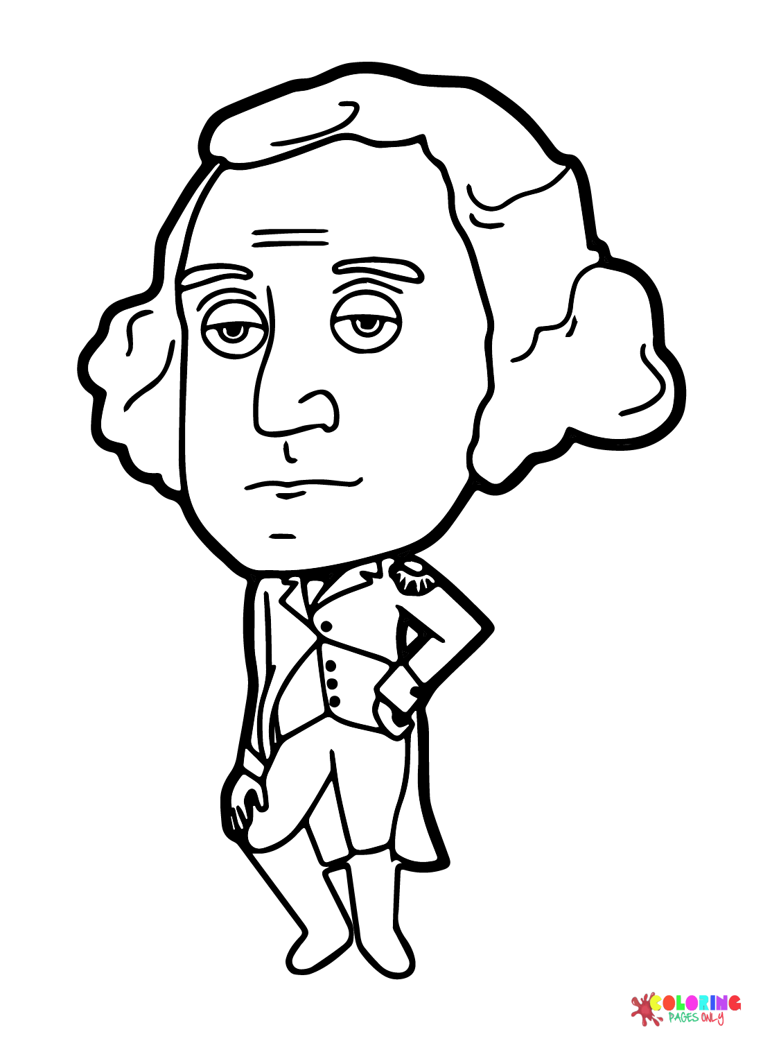 14 George Washington Coloring Pages ColoringPagesOnly 14 George Washington Coloring Pages ColoringPagesOnly