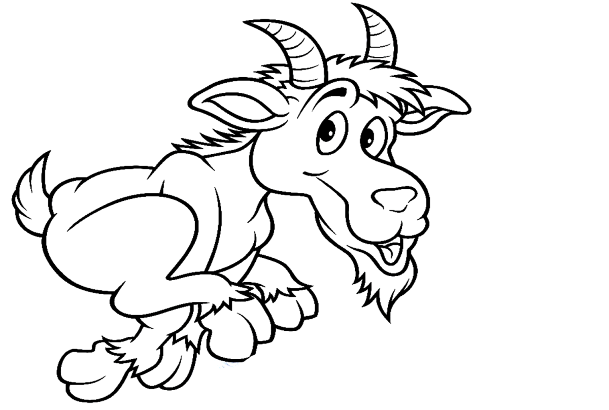 33 Goat Coloring Pages - Free & Printable for Kids and Adults