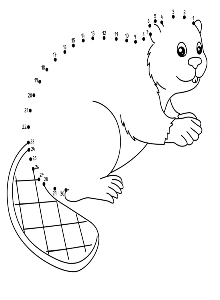 Beaver Coloring Pages - Free Printable PDF & Online Coloring