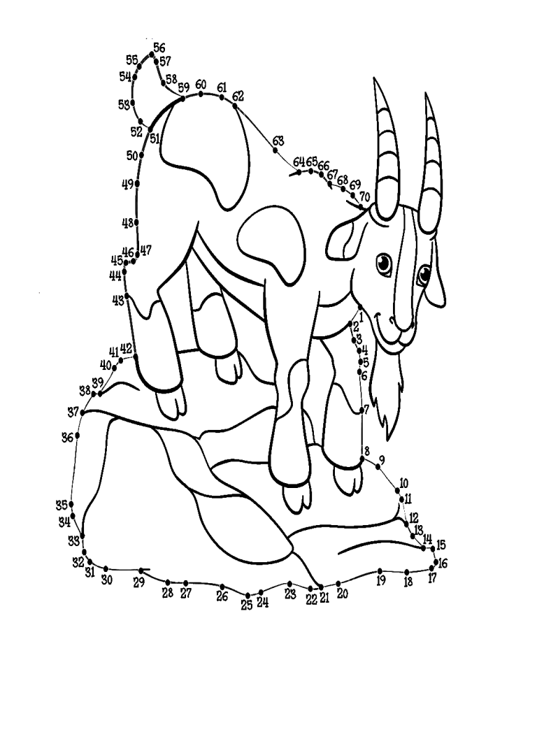 33 Goat Coloring Pages - Free & Printable for Kids and Adults
