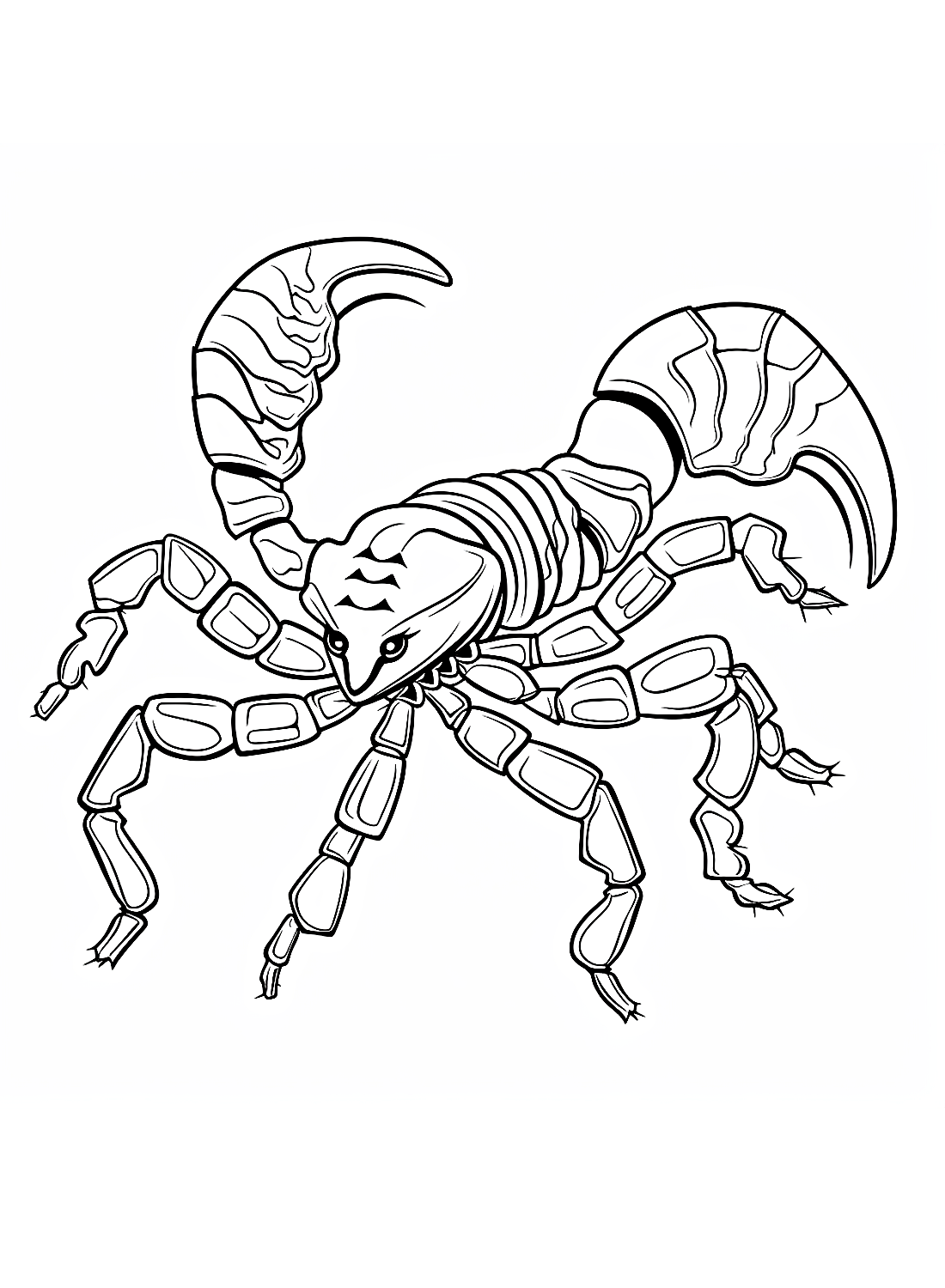 16 Scorpions Coloring Pages Free Printable For Kids And Adults