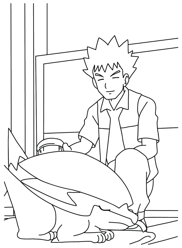 20+ Brock Coloring Pages - Free Printable PDF & Online Coloring
