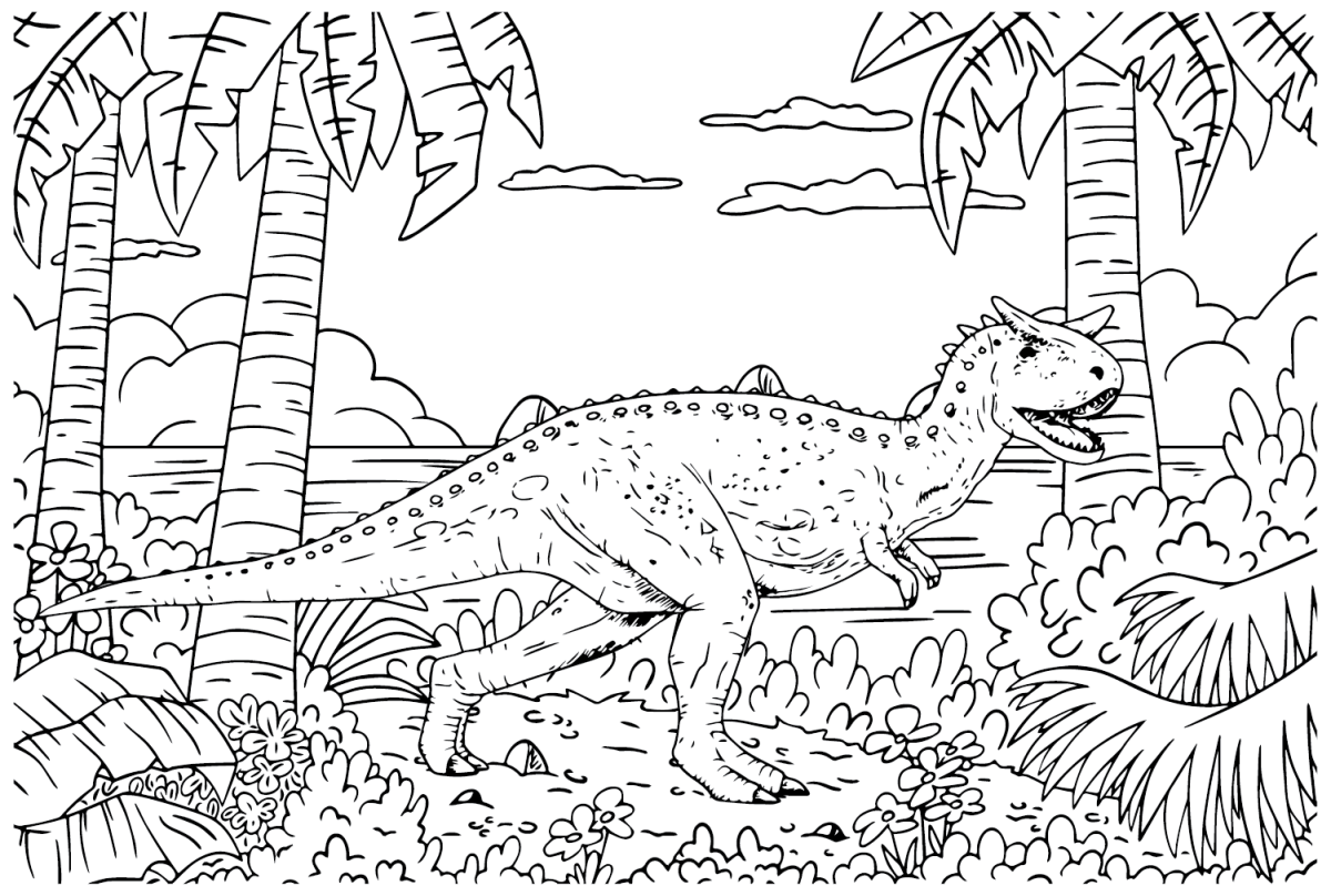 20+ Carnotaurus Coloring Pages - Free Printable PDF & Online Coloring