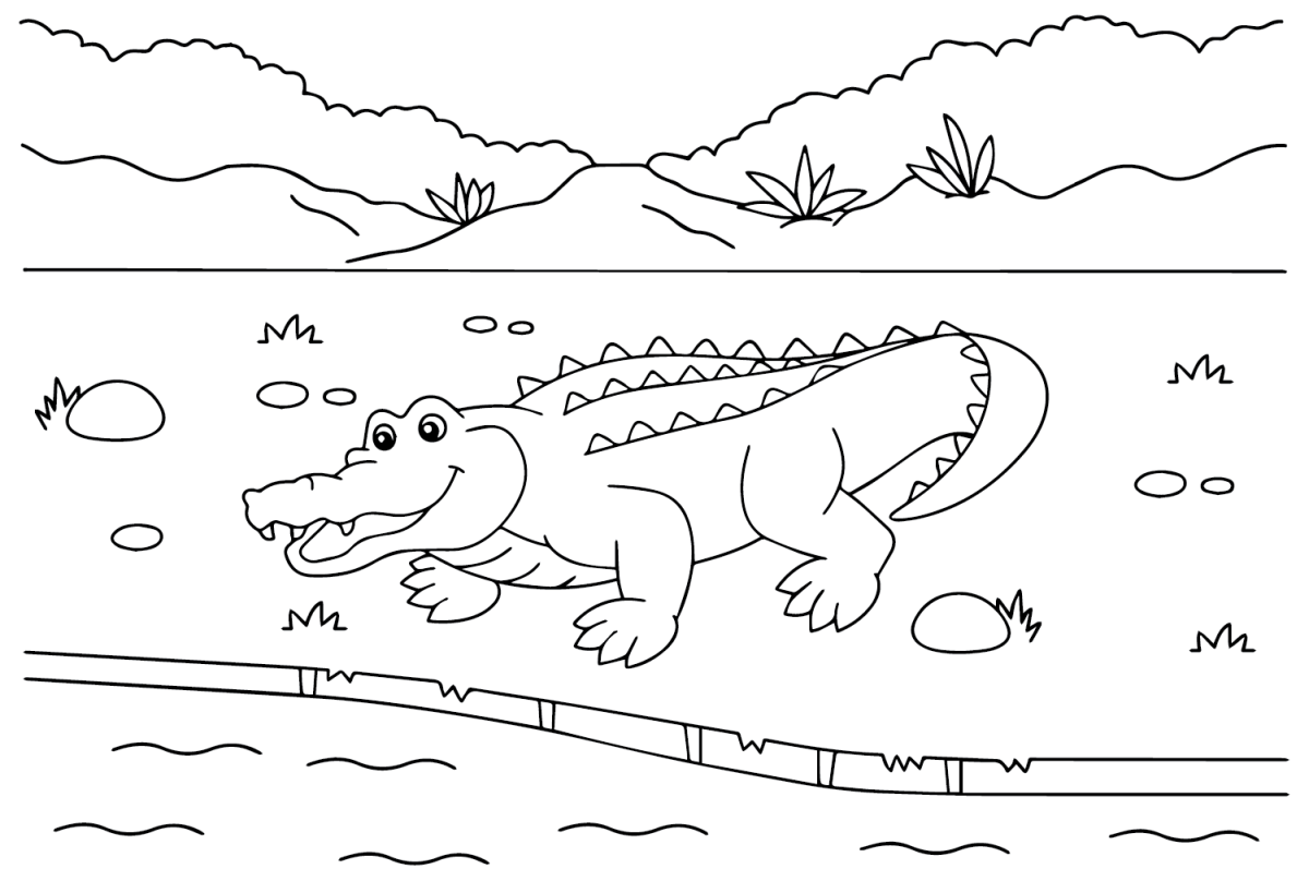 41 Crocodile Coloring Pages - Free & Printable for Kids and Adults