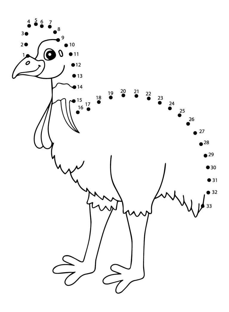 20+ Cassowary Coloring Pages - Free Printable PDF & Online Coloring