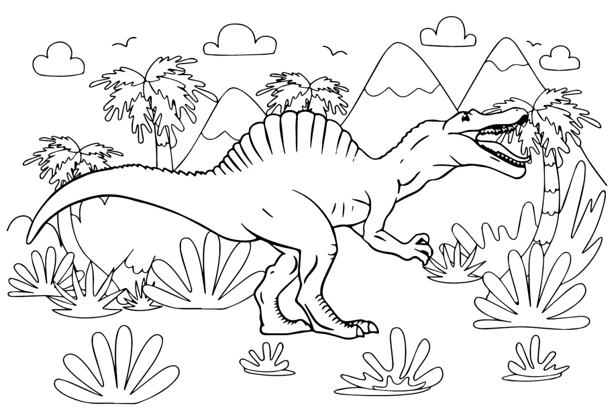 20+ Spinosaurus Aegyptiacus Coloring Pages - Free Printable PDF ...
