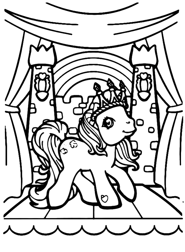 My Little Pony Coloring Pages Princess Rarity