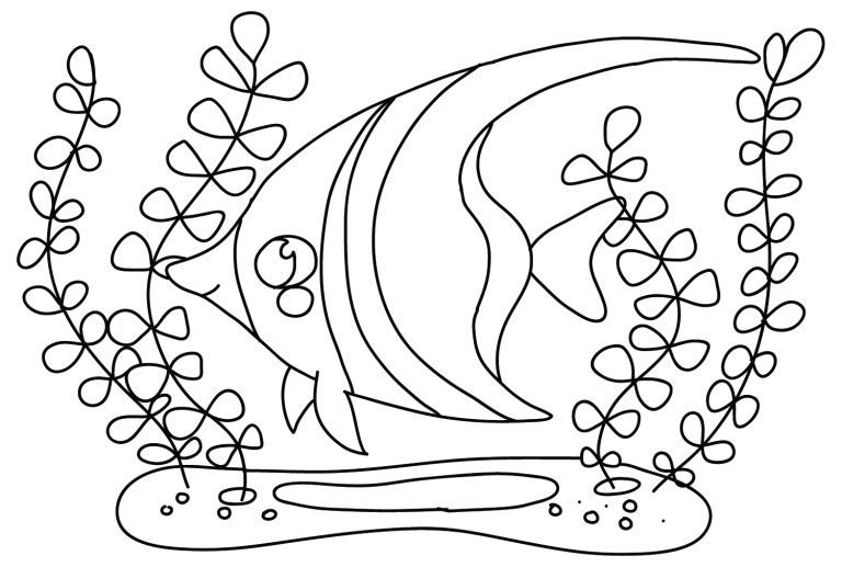 20+ Pennant Coralfish Coloring Pages - Free Printable PDF & Online Coloring