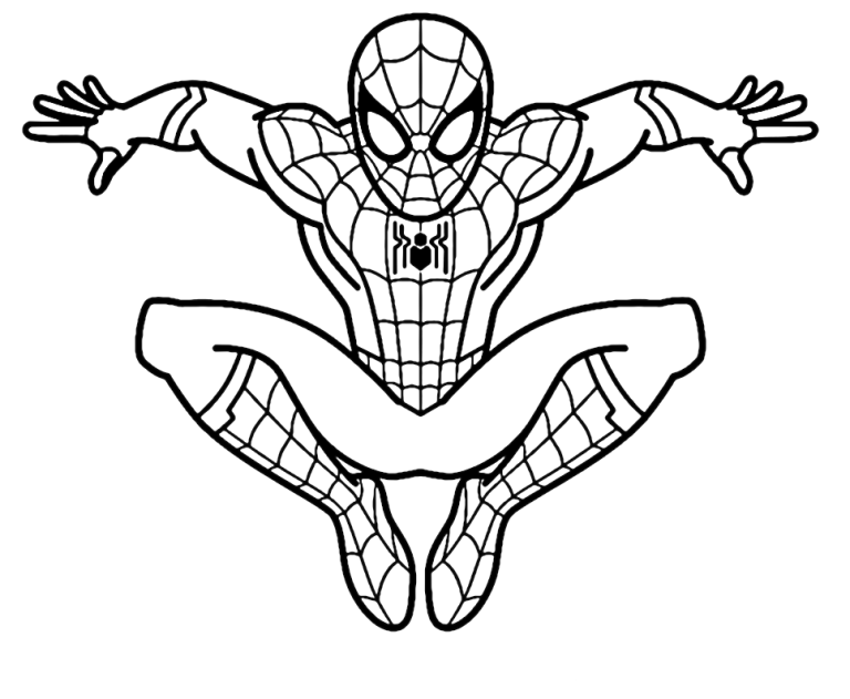 Kostenlose Spiderman-Malvorlagen für Kinder – Spaß beim Ausdrucken und ...