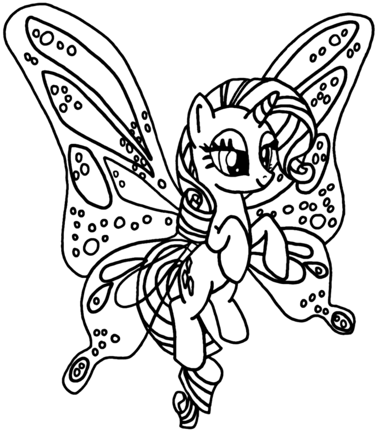 66 Free Printable Rarity Coloring Pages