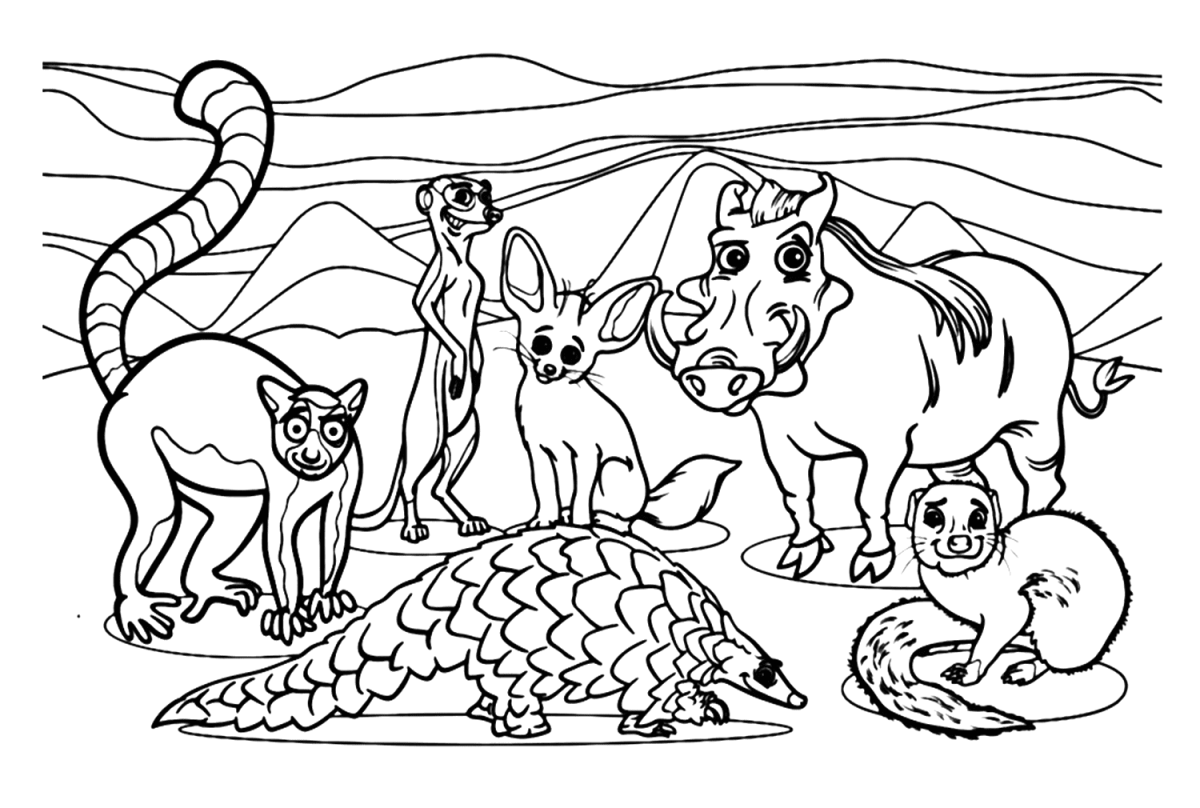 20+ Lemur Coloring Pages - Free Printable PDF & Online Coloring