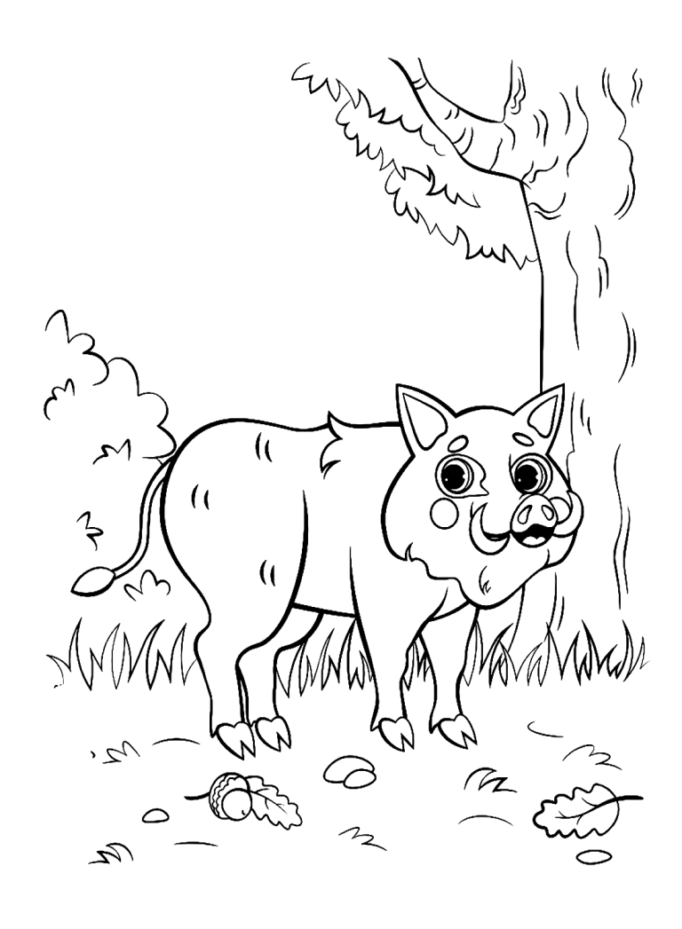 20+ Boar Coloring Pages - Free Printable PDF & Online Coloring