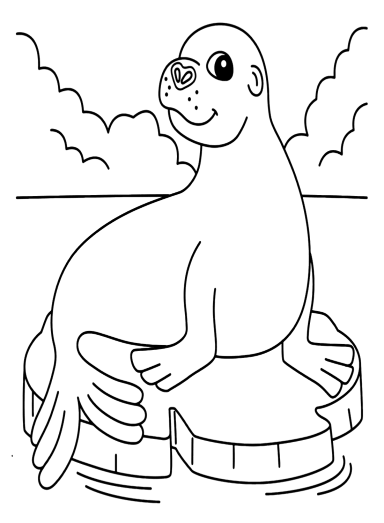 24 Sea Lion Coloring Pages - Free & Printable for Kids and Adults