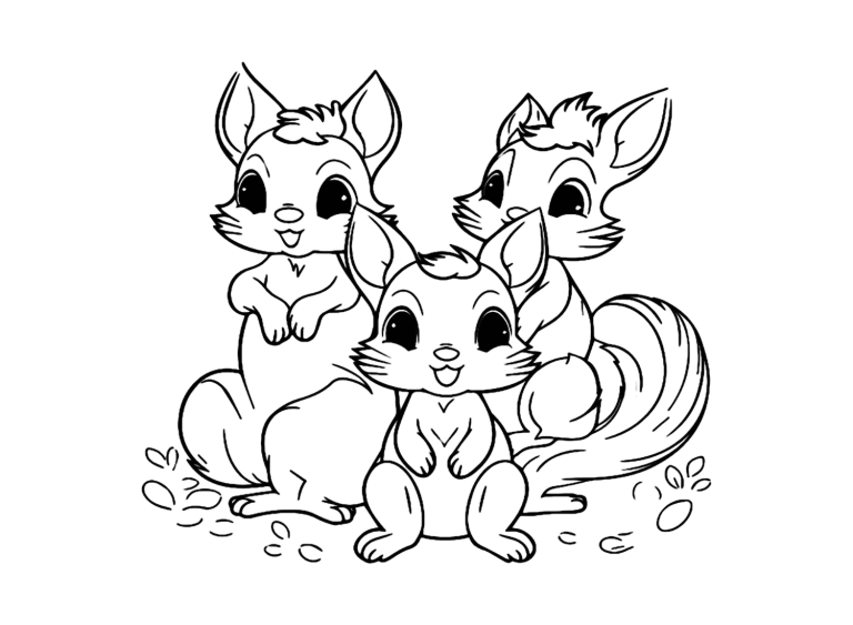 Chipmunk Coloring Pages - Coloring Pages For Kids And Adults