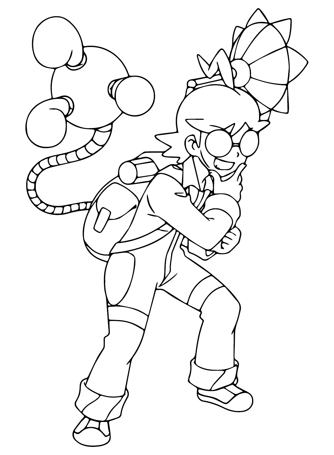 Clemont Pokemon Coloring Page Coloring Pages Clemont Pokemon Coloring Page Coloring Pages