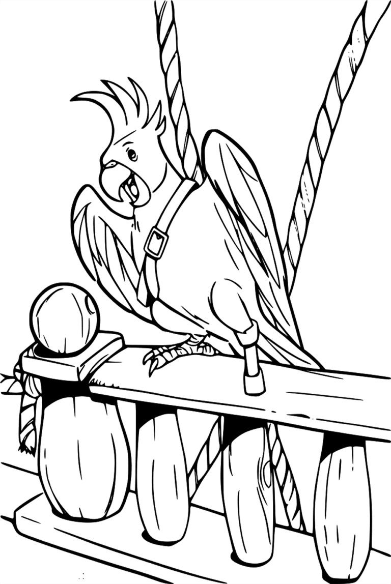 20+ Cockatiel Coloring Pages - Free Printable PDF & Online Coloring