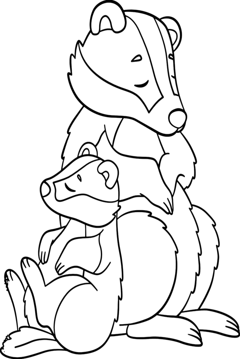 20+ Badger Coloring Pages - Free Printable PDF & Online Coloring