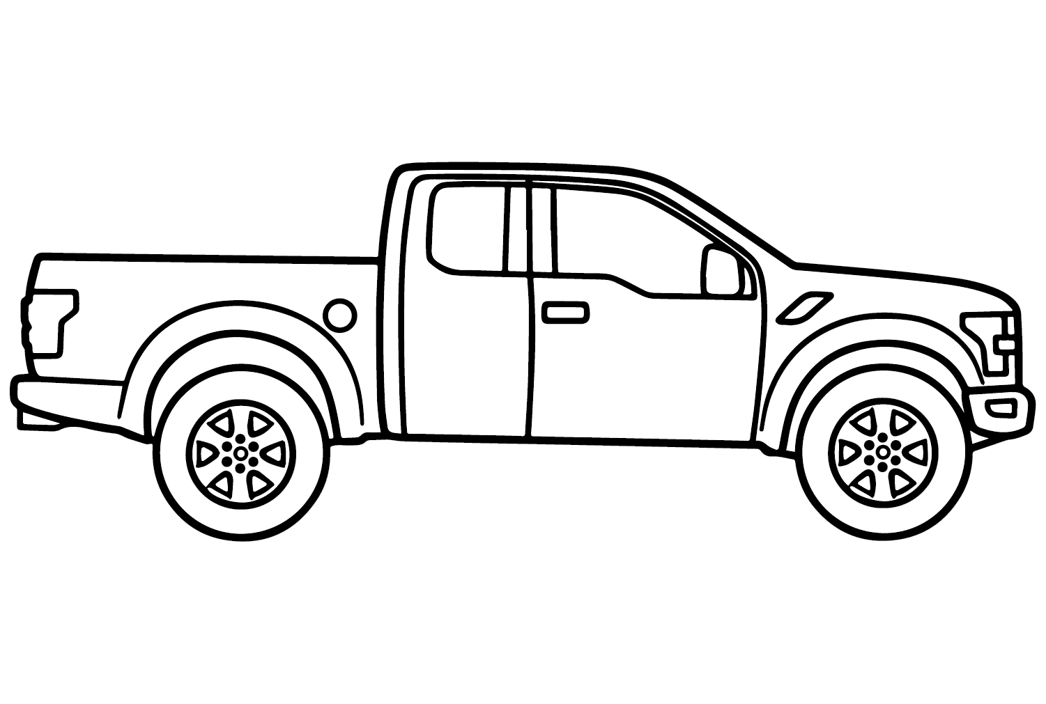 Ford F150 Truck Coloring Pages