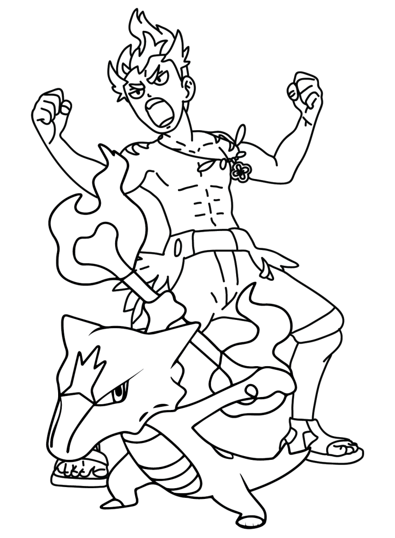 20+ Kiawe Pokemon Coloring Pages - Free Printable PDF & Online Coloring