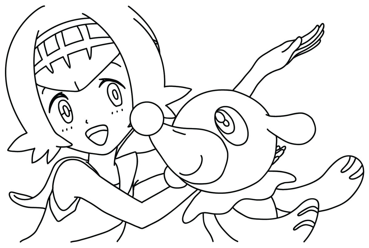 20+ Lana Pokemon kleurplaten - Gratis printbare PDF & online kleurplaten