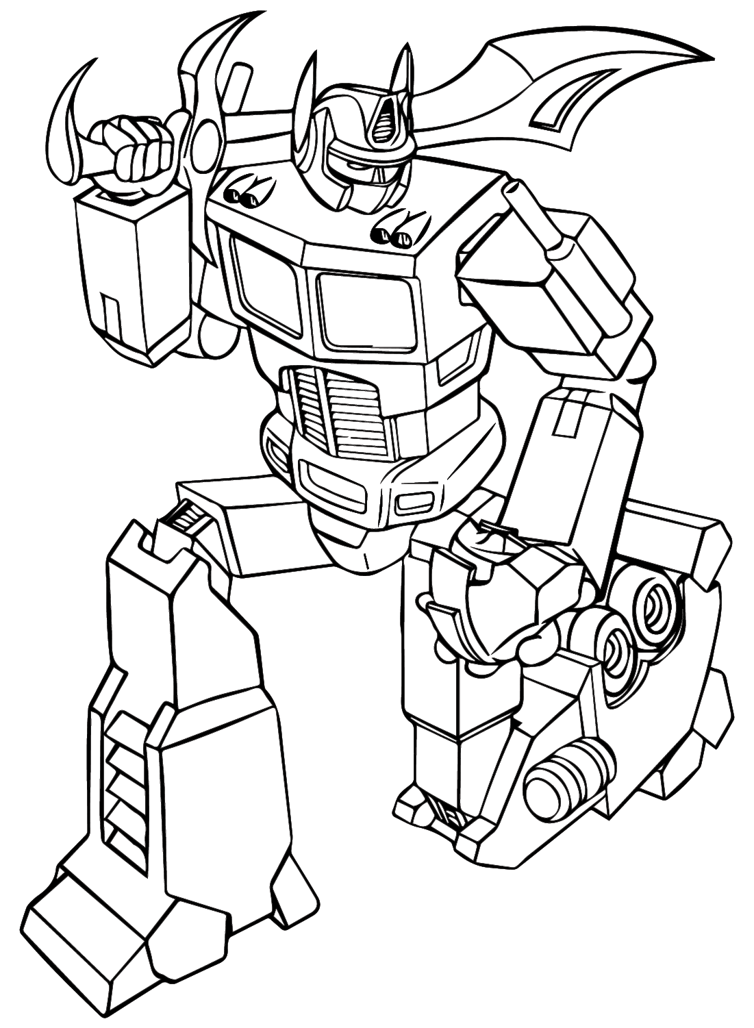 Transformers Prime Arcee Coloring Pages