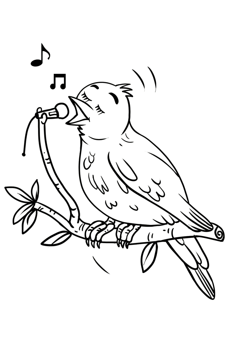20+ Nightingale Coloring Pages - Free Printable PDF & Online Coloring