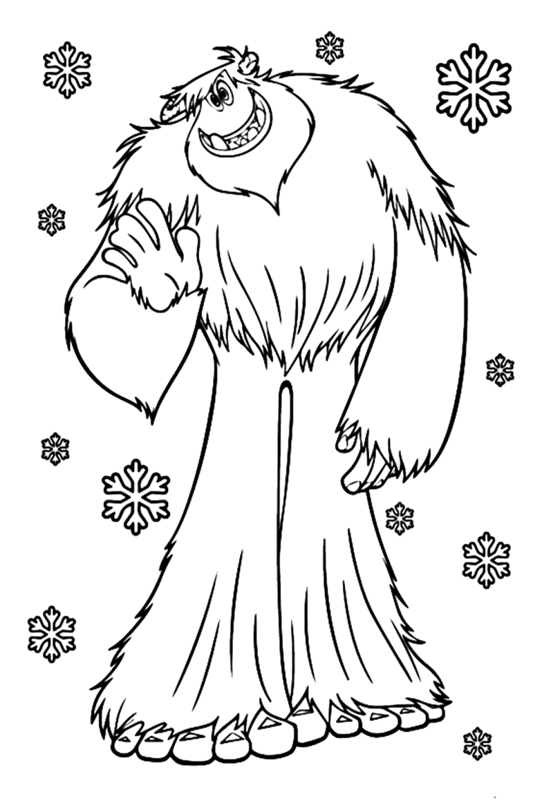 30 Bigfoot Coloring Pages - Free & Printable for Kids and Adults