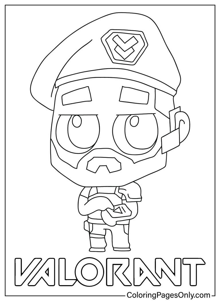 20+ Valorant Coloring Pages - Free Printable PDF & Online Coloring