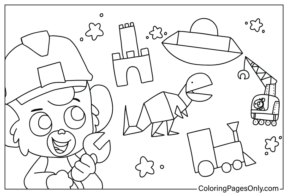 Club Baboo Coloring Pages - Free Printable PDF & Online Coloring