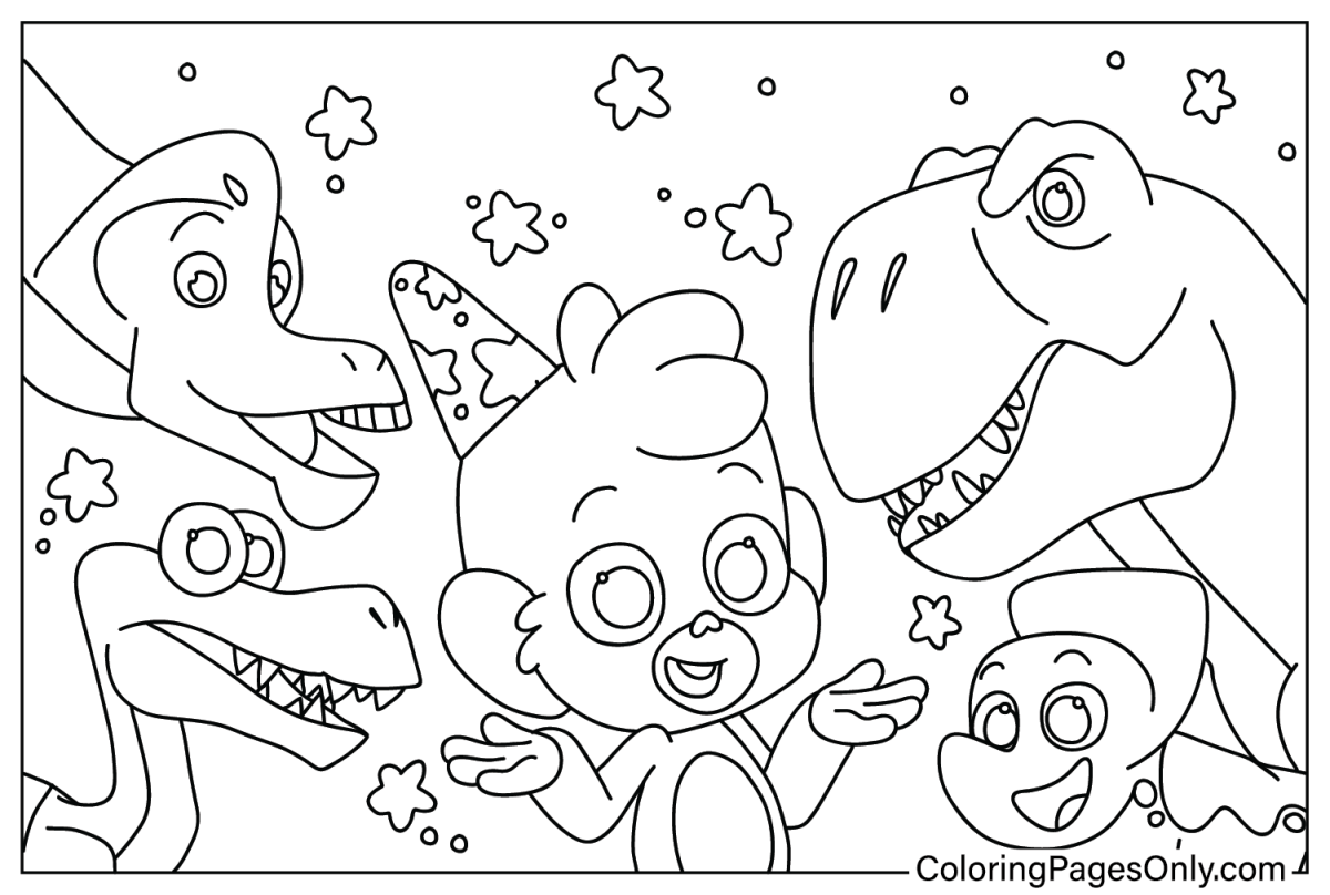 Club Baboo Coloring Pages - Free Printable PDF & Online Coloring