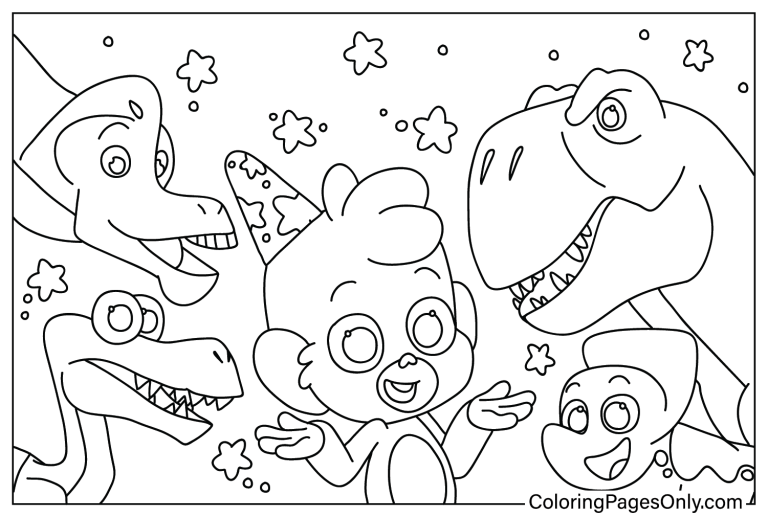Club Baboo Coloring Pages - Free Printable PDF & Online Coloring