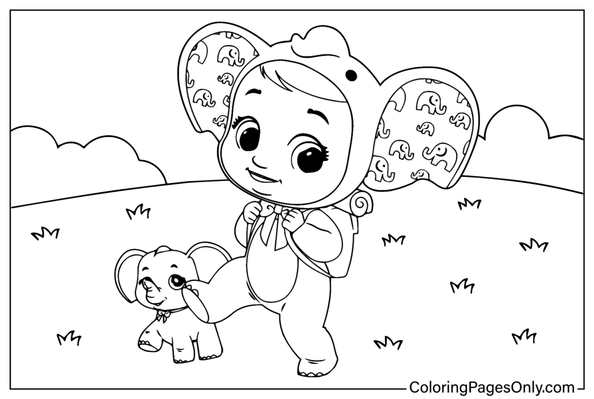 22 Free Printable Cry Babies Coloring Pages