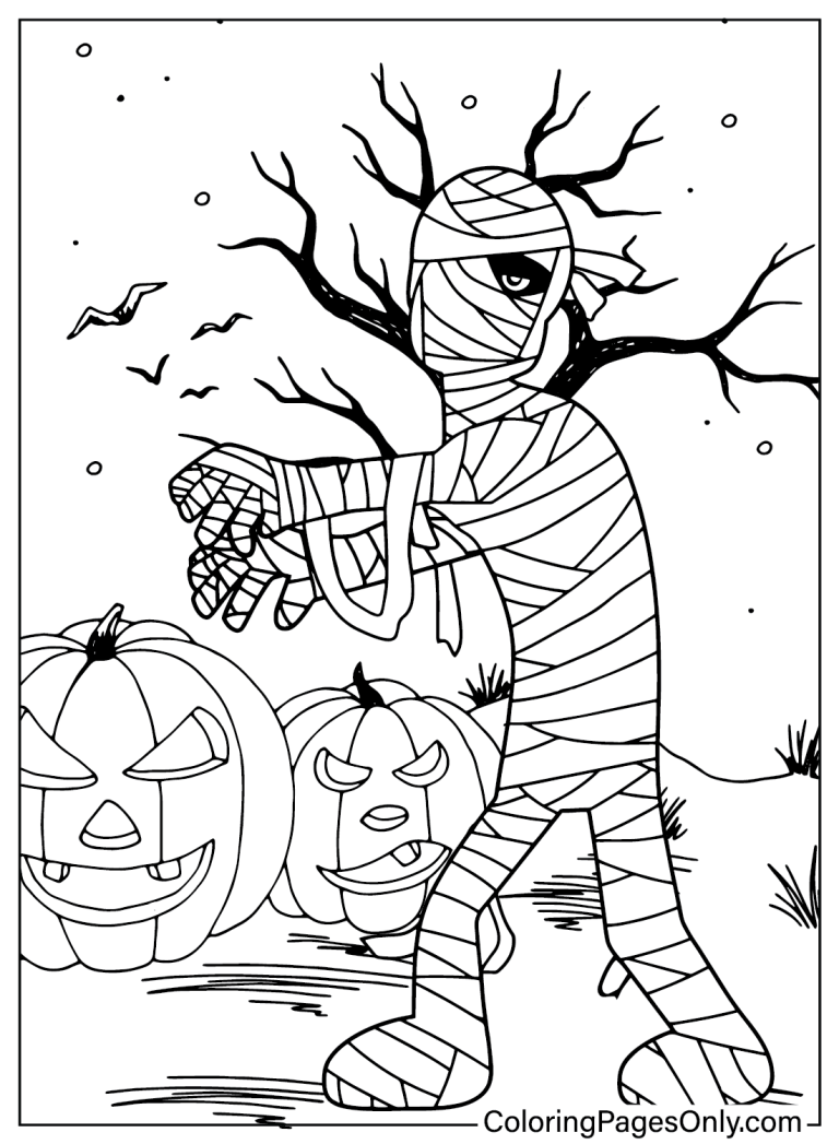 30+ Spooktacular Halloween Coloring Pages - Free Printable PDF & Online ...