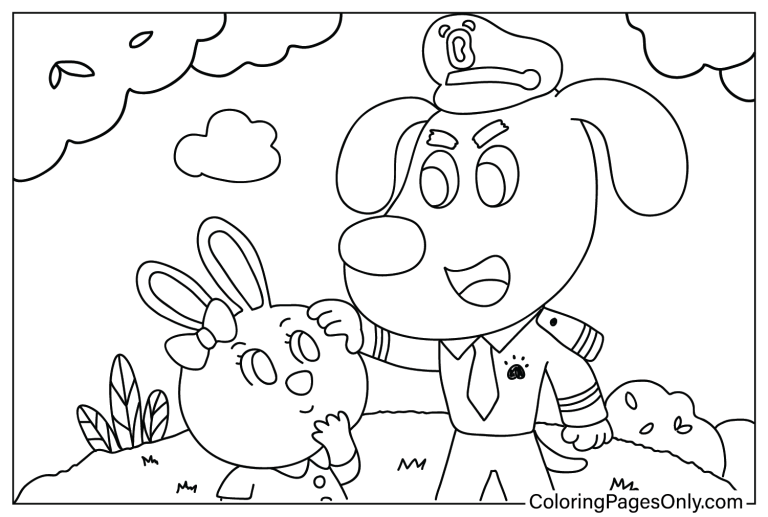 16 Safety Sheriff Labrador Coloring Pages - Free & Printable for Kids ...
