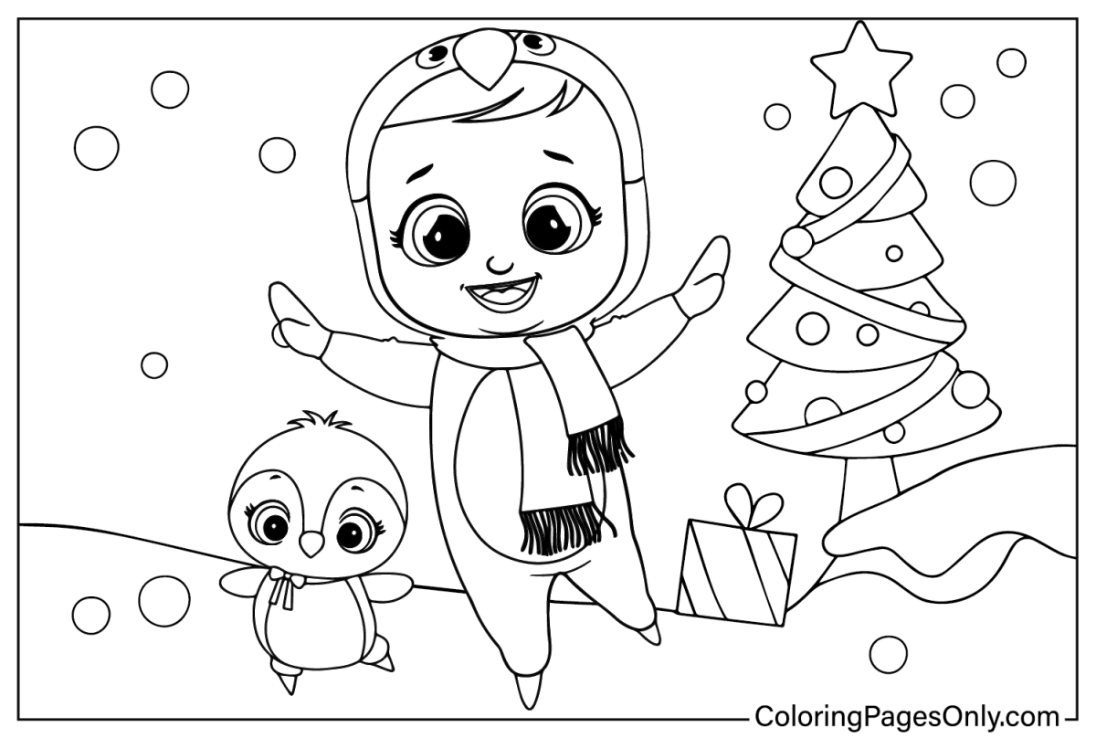 22 Free Printable Cry Babies Coloring Pages