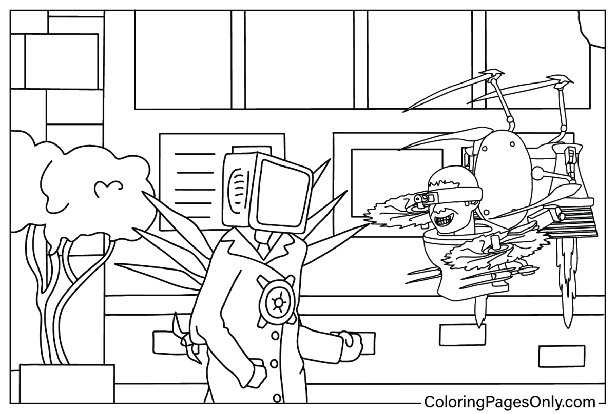 Dual Buzzsaw Mutant Coloring Pages - Free Printable PDF & Online Coloring