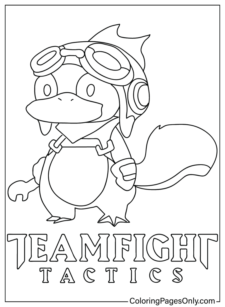 20+ Teamfight Tactics Coloring Pages - Free Printable PDF & Online Coloring