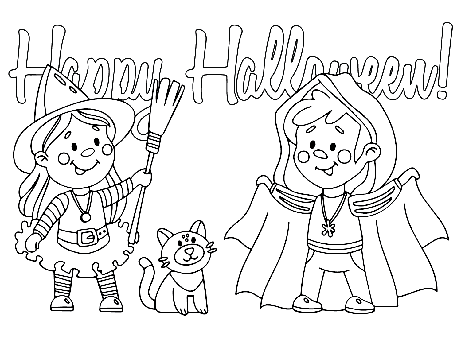 Halloween Costume Coloring Pages Free Printable Coloring Pages