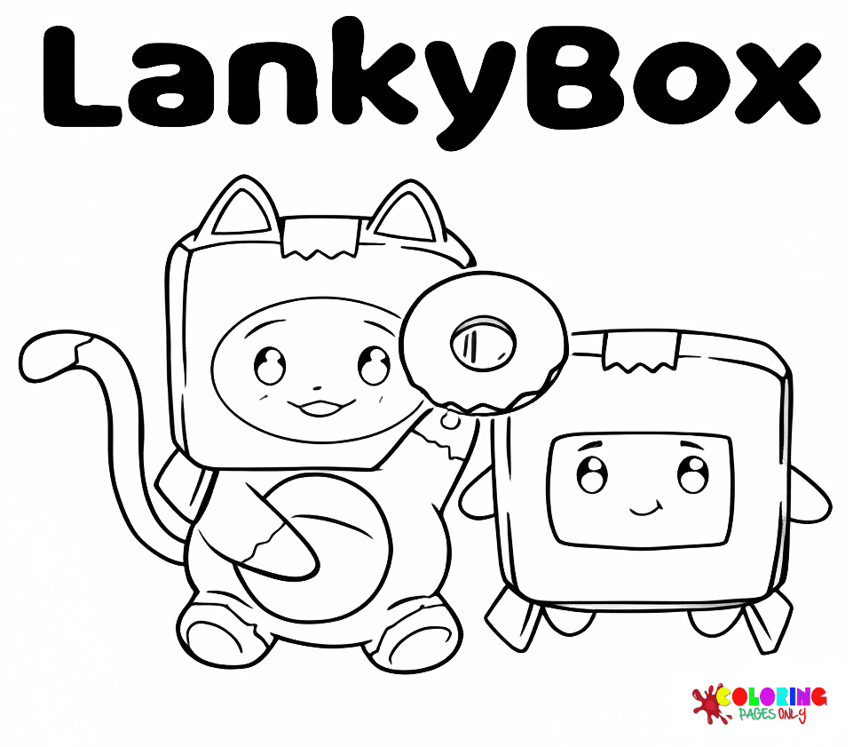 LankyBox Coloring Pages Free Printable Coloring Pages LankyBox Coloring Pages Free Printable Coloring Pages