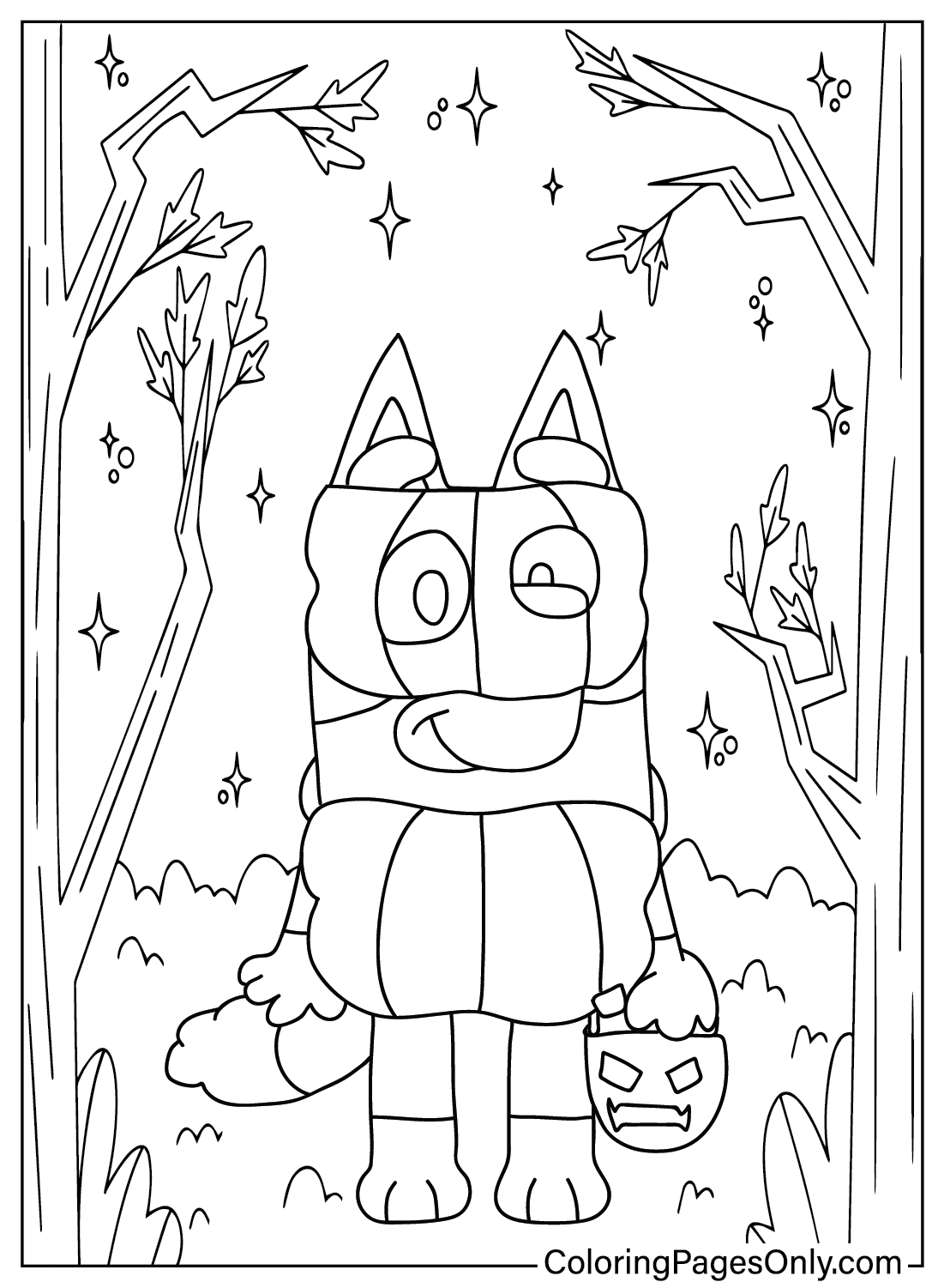 Print Bluey Halloween Coloring Page Free Printable Coloring Pages Print Bluey Halloween Coloring Page Free Printable Coloring Pages
