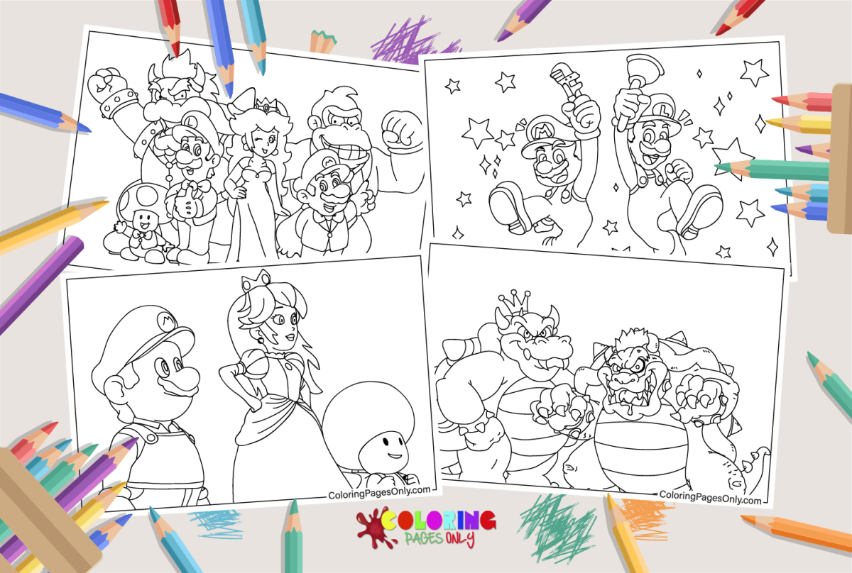 Super Mario Bros. Movie Coloring Pages - Free Printable PDF & Online ...