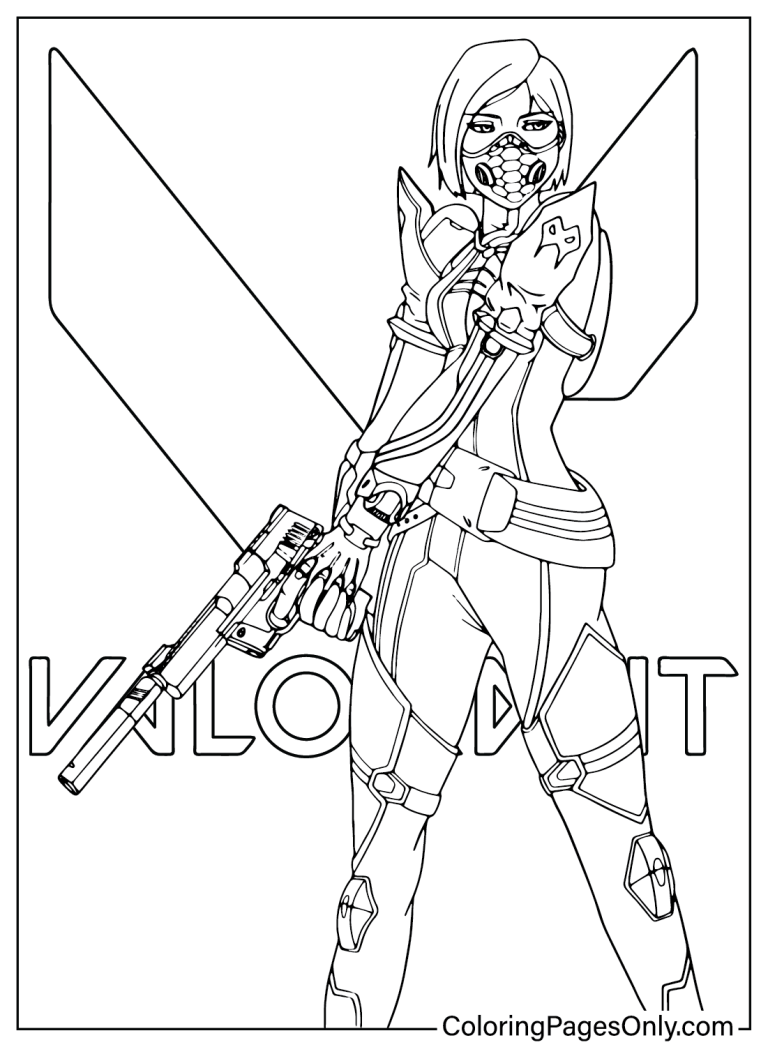 20+ Valorant Coloring Pages - Free Printable PDF & Online Coloring
