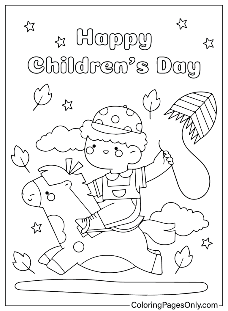 Children's Day Coloring Pages - Free Printable Coloring Pages