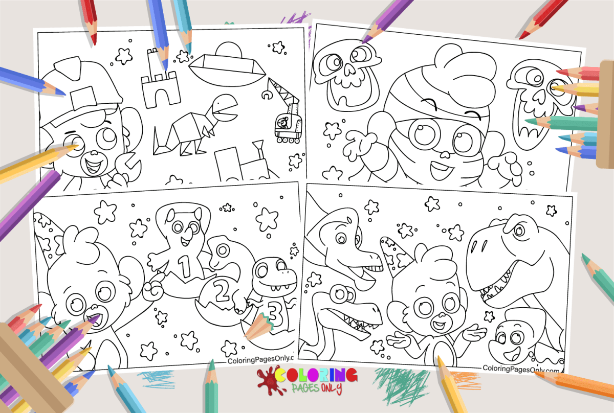 Club Baboo Coloring Pages - Free Printable PDF & Online Coloring