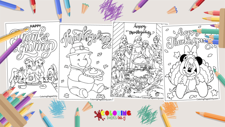 30 Free Printable Disney Thanksgiving Coloring Pages