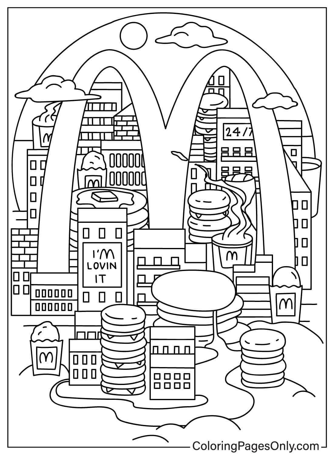 20 Coloriages McDonald s ColoringPagesOnly 20 Coloriages McDonald s ColoringPagesOnly